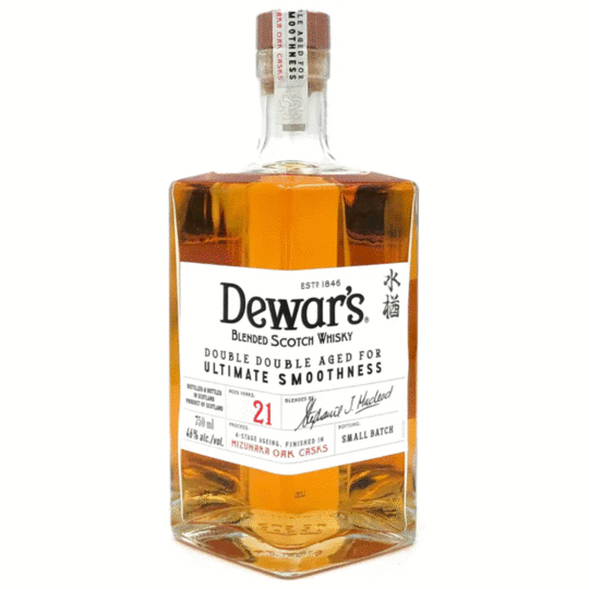 Dewar s Double Double 21 Year Old Mizunara Finish Blended Scotch Whisky Dewar s Double Double 21 Year Old Mizunara Finish Blended Scotch Whisky